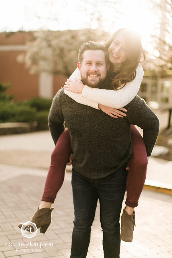 Ashley & Adam: A Springtime Engagement Session in Downtown Columbia ...
